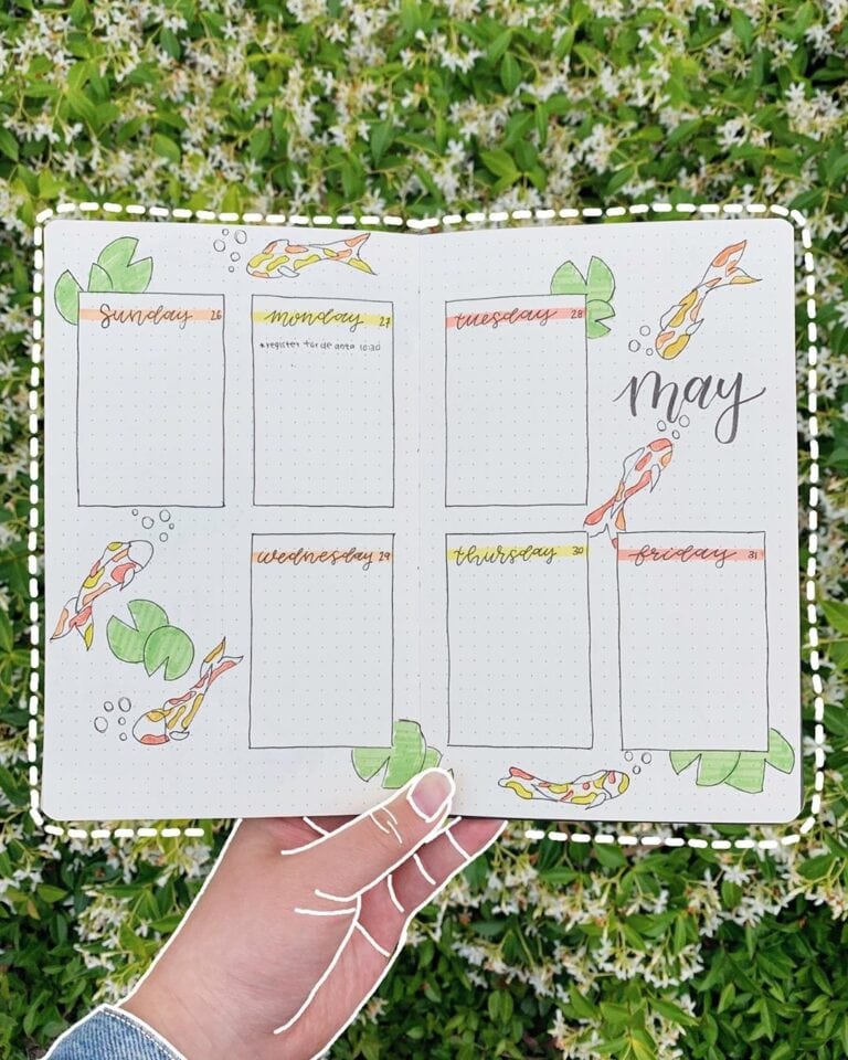 May Bullet Journals - 30 Spreads to Inspire You