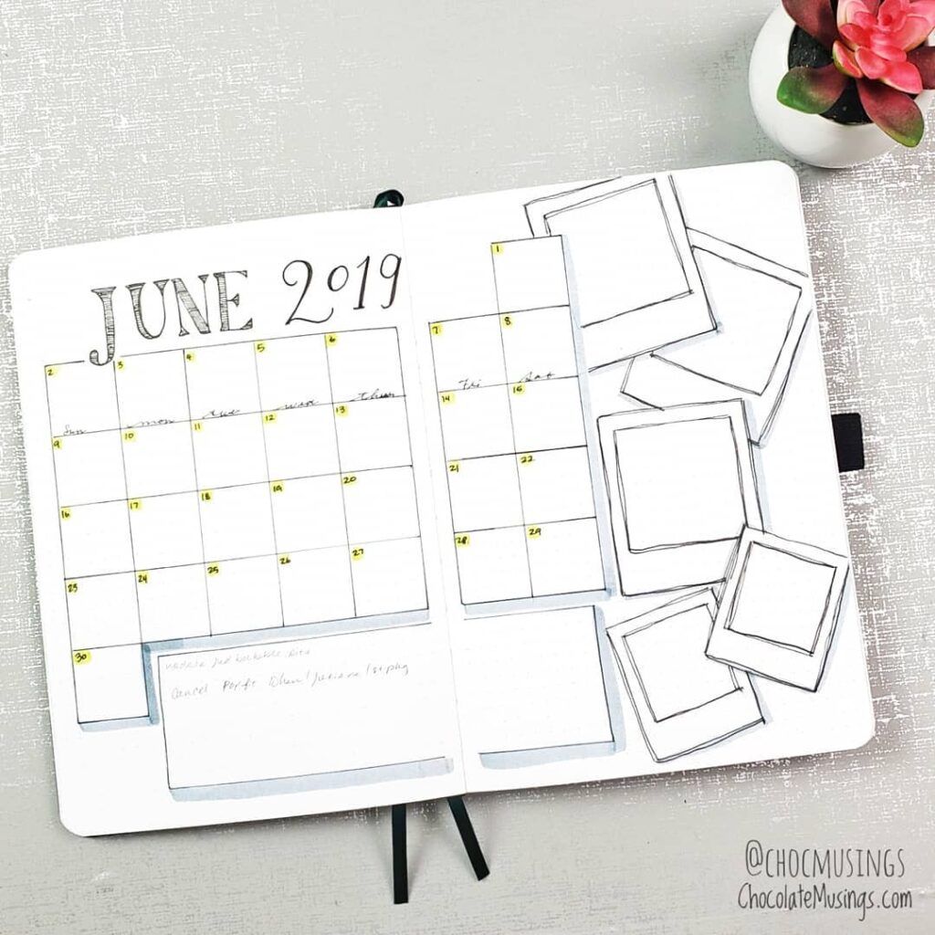 30 June Bullet Journal Setups - Fun Pages To Try