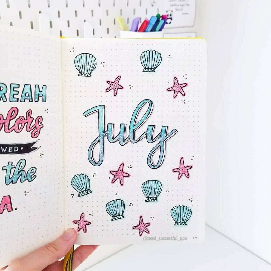 30+ July Bullet Journal Ideas - Enjoy the Summer Weather