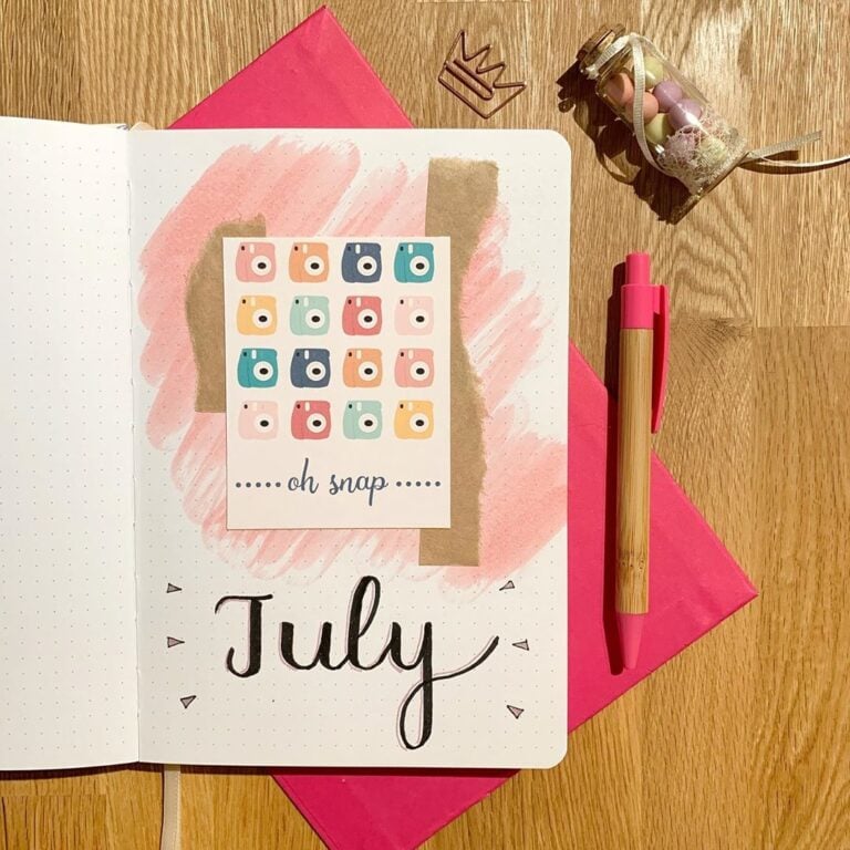 30+ July Bullet Journal Ideas - Enjoy the Summer Weather