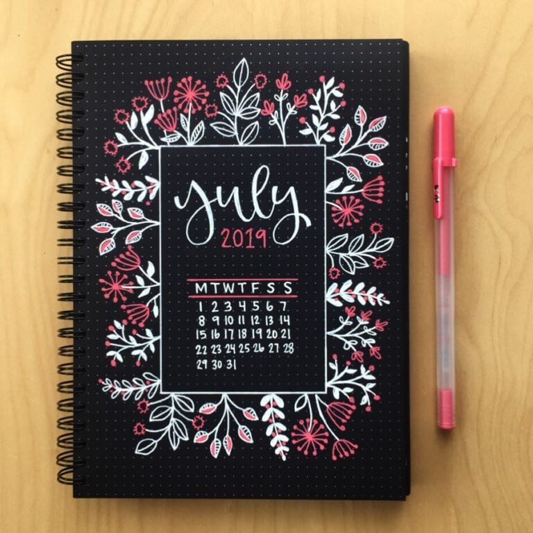 30+ July Bullet Journal Ideas - Enjoy the Summer Weather