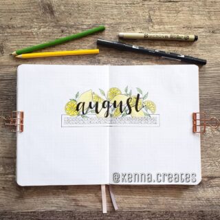 August Bullet Journal Inspiration: 30 Themes Worth Trying