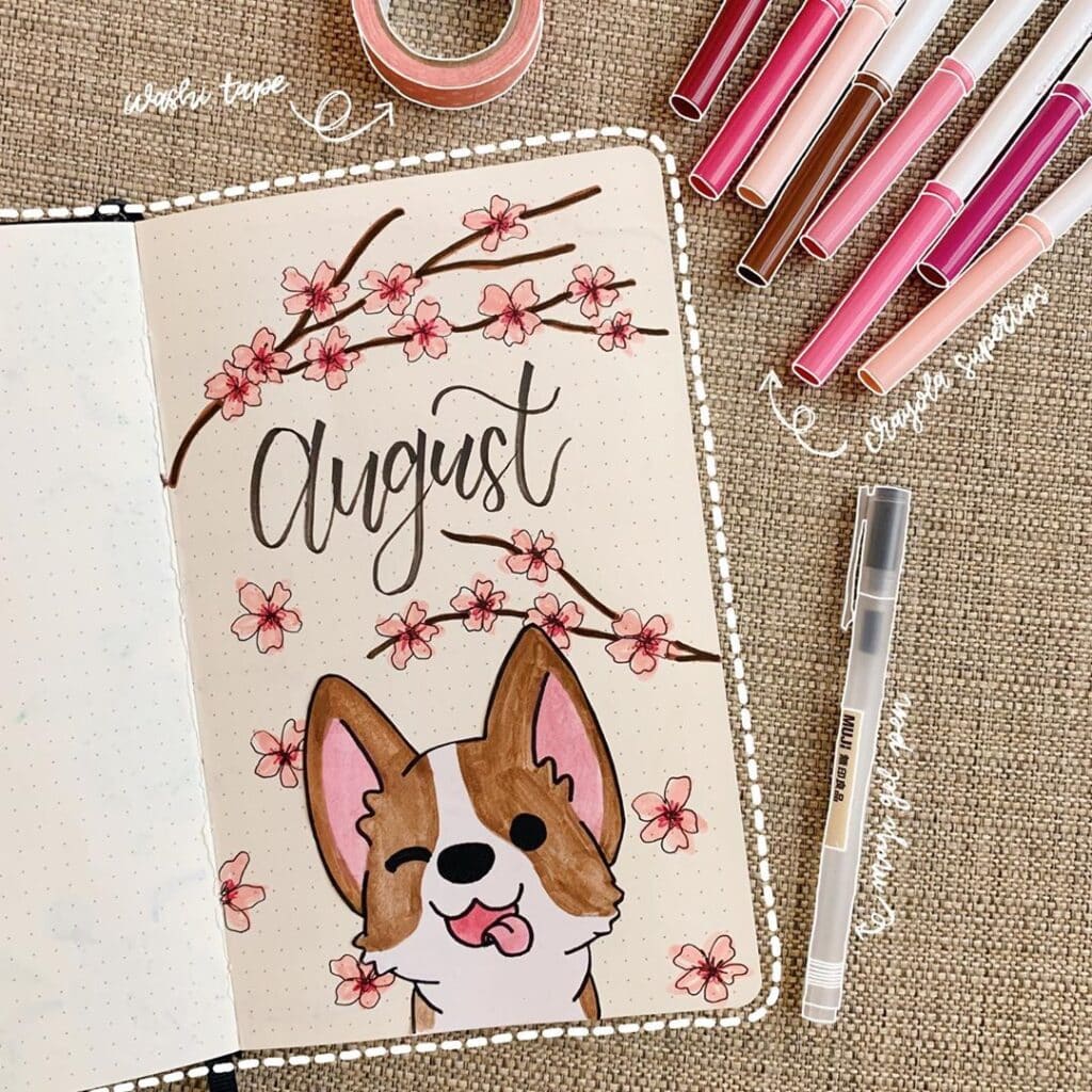 August Bullet Journal Inspiration: 30 Themes Worth Trying