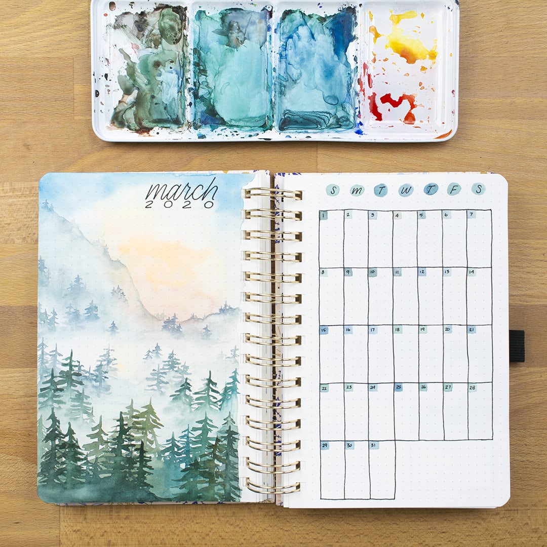 30 March Bullet Journals Prepare For Spring 2021 LittleCoffeeFox