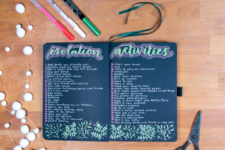 50+ Isolation Activities -- Make the Most of Social Distancing