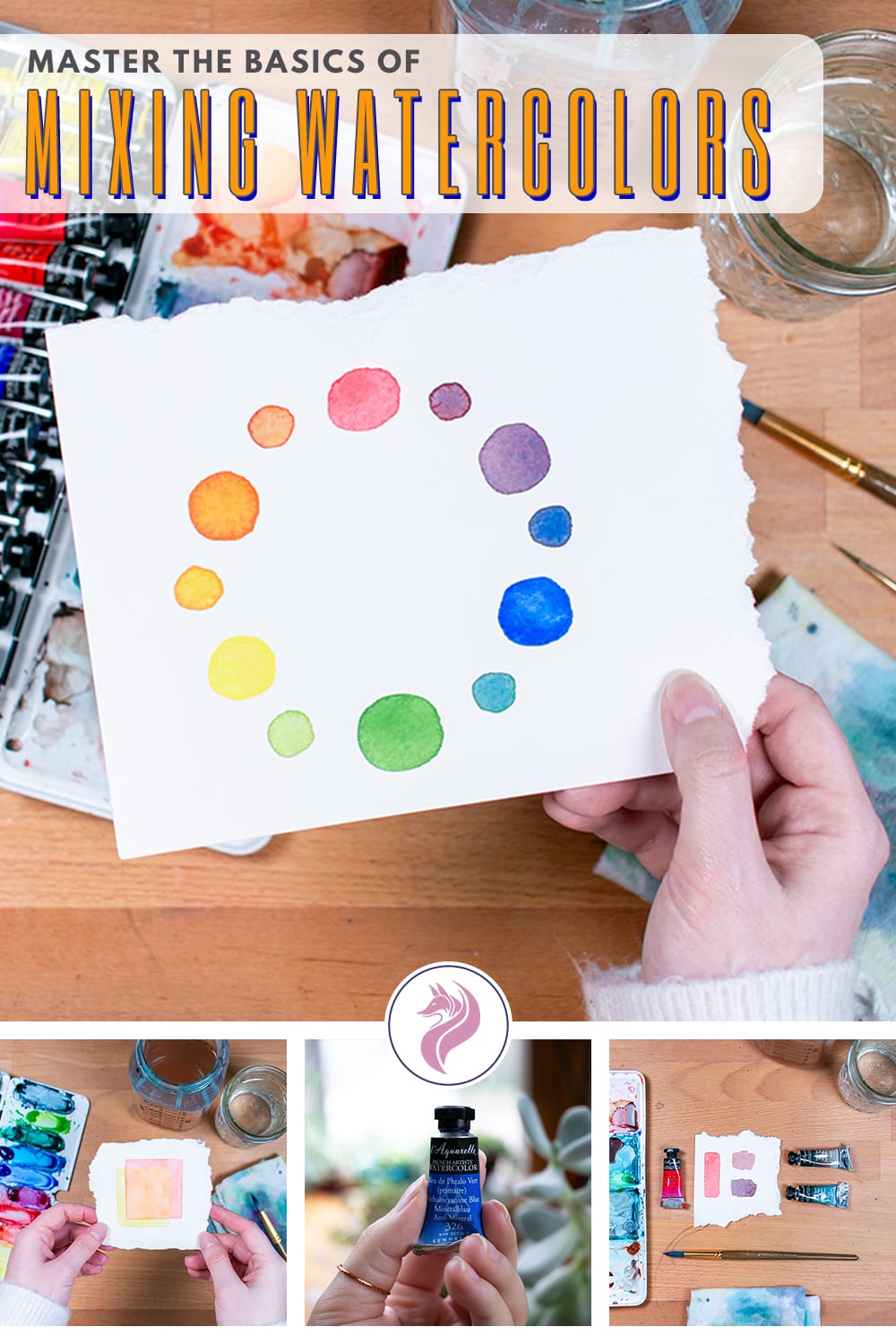 Watercolor Mixing: Basic Color Blending