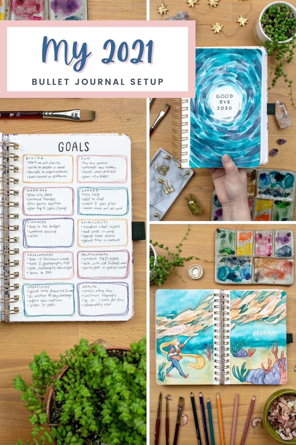 My New Year Bullet Journal Setup - It is Finally Here!