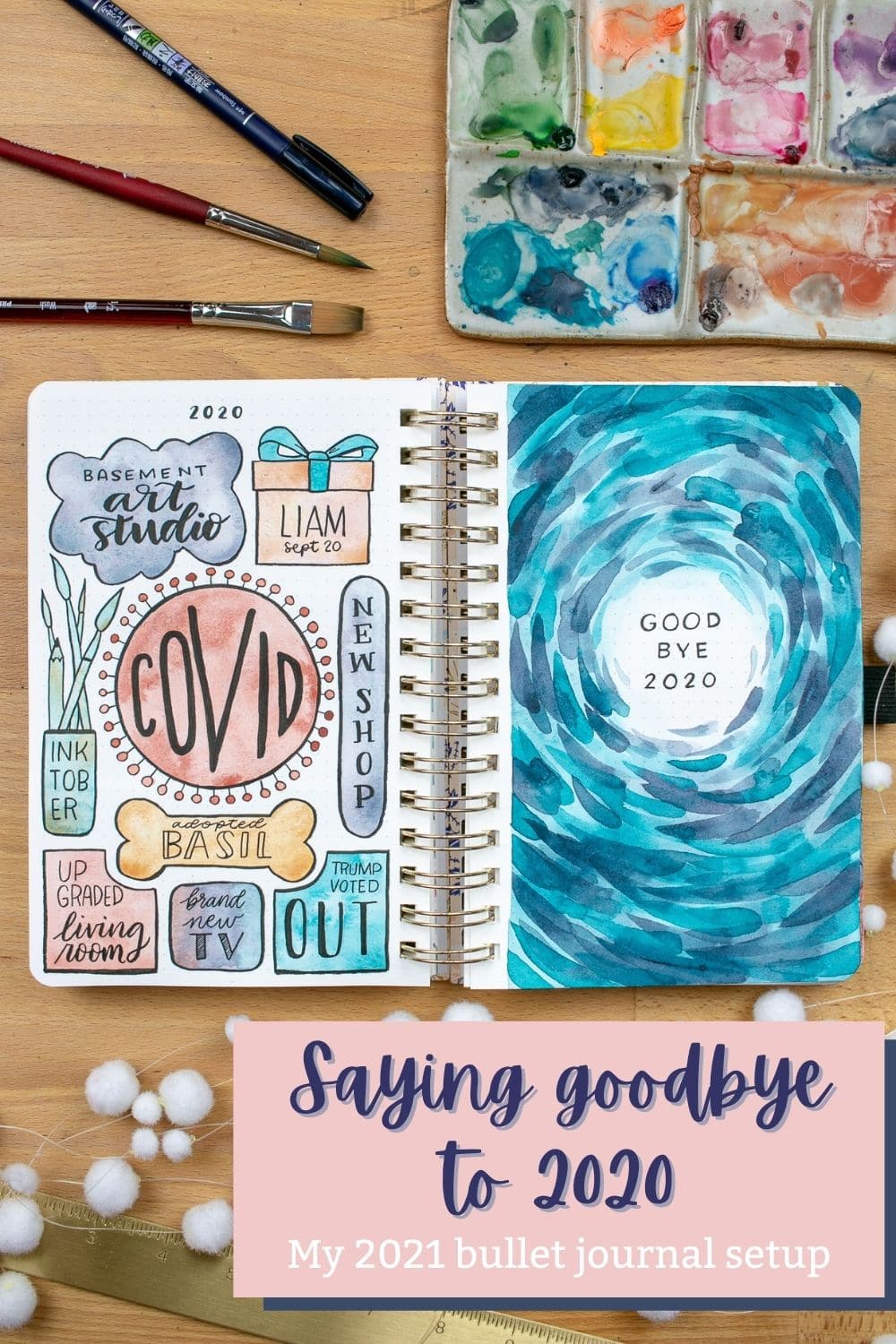 My New Year Bullet Journal Setup - It is Finally Here!