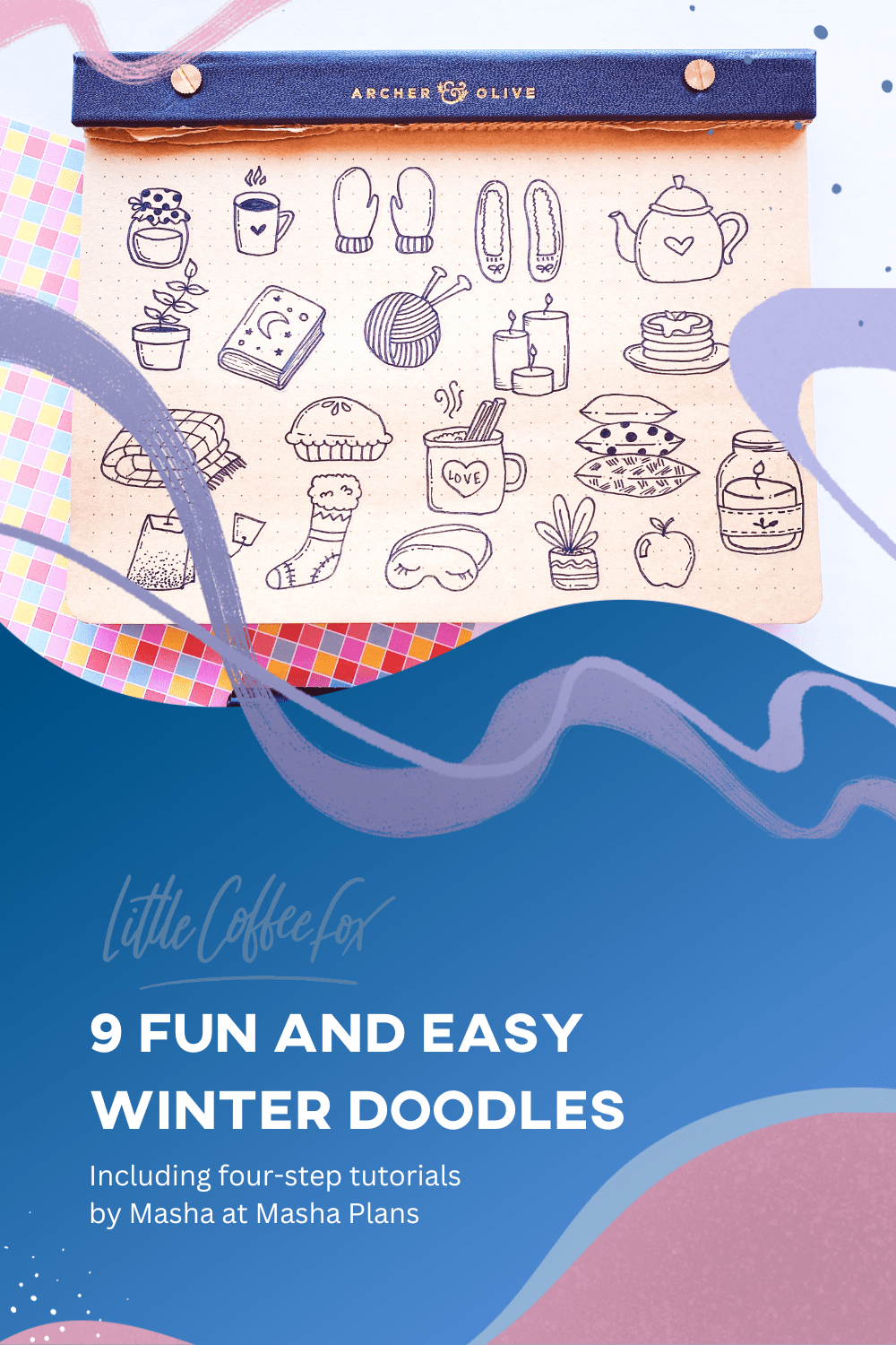 9 Fun and Easy Winter Doodle Tutorials