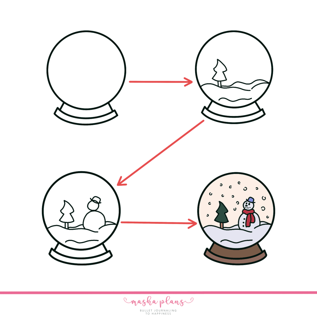 9 Fun and Easy Winter Doodle Tutorials