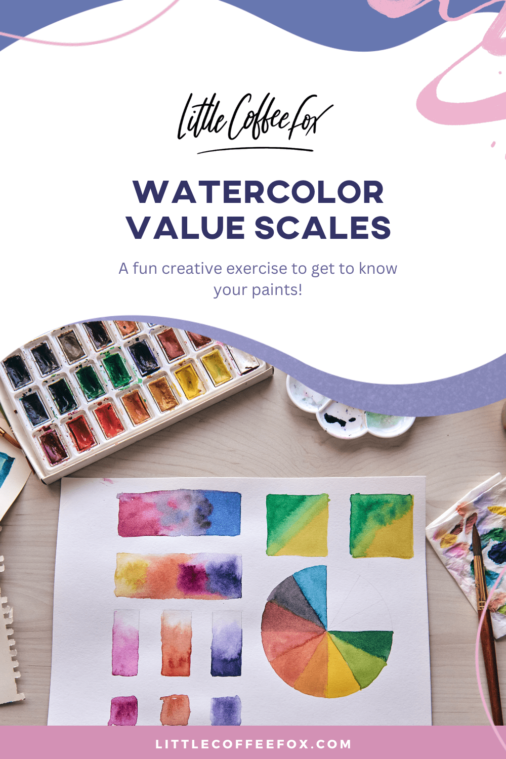 Watercolor Value Scales
