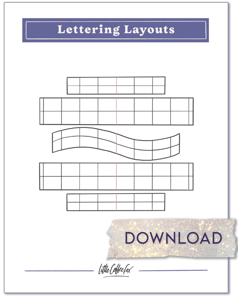 Lettering Layout Templates