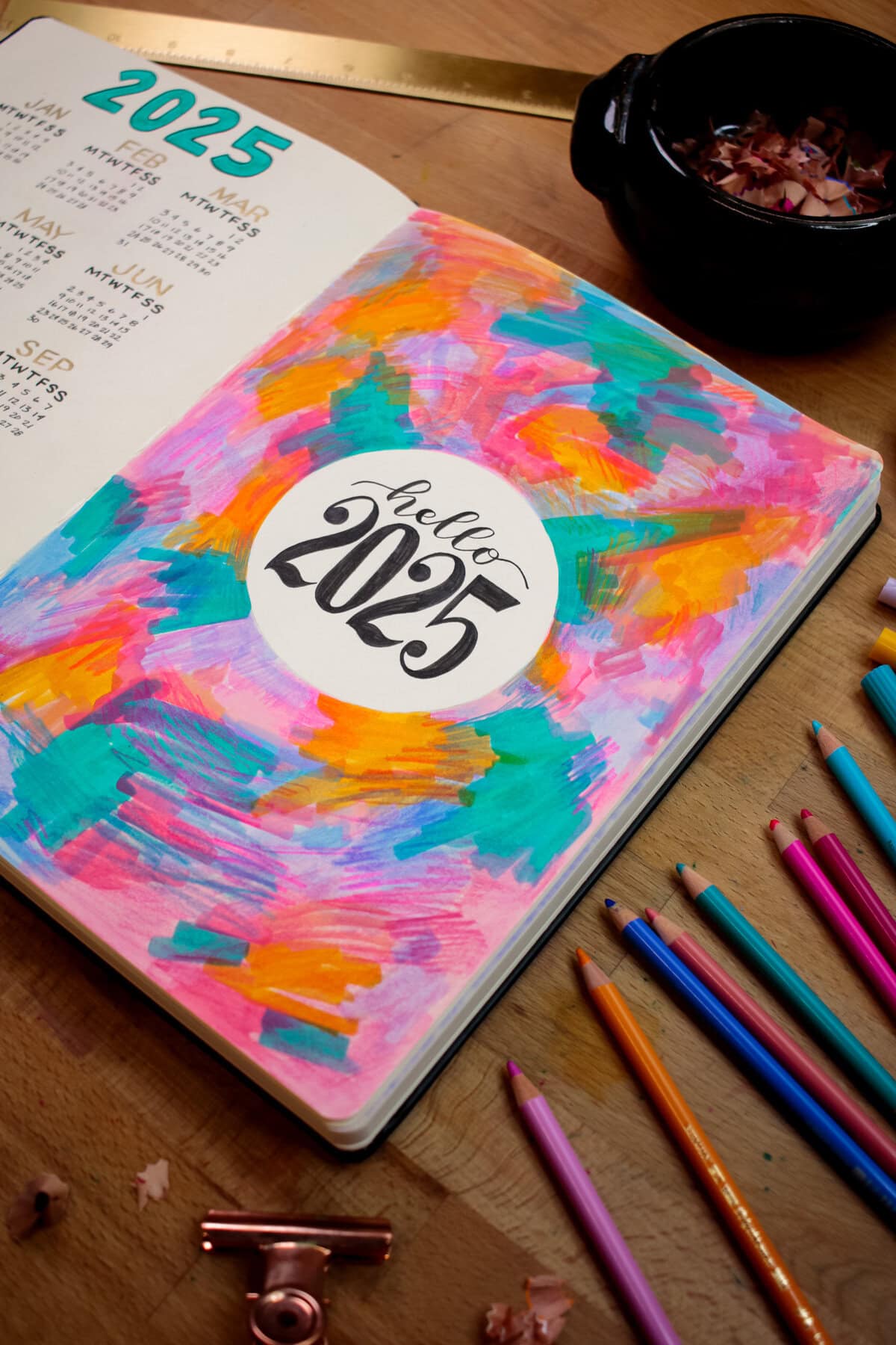 2025 Bullet Journal Setup